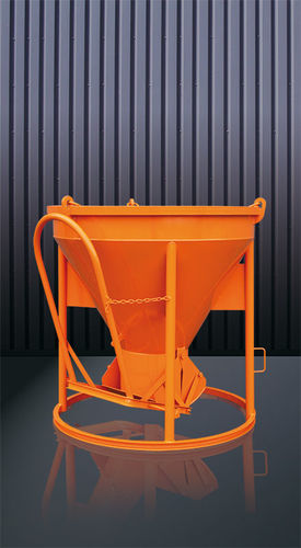 Conical concrete skip - 1013 series - Eichinger Equipement - bottom-opening