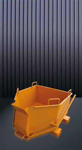 Octagonal concrete skip - 2016 series - Eichinger Equipement - bottom ...