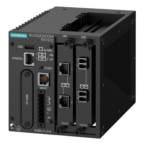 Managed switch - RUGGEDCOM RX1510 series - SIEMENS Industrial ...
