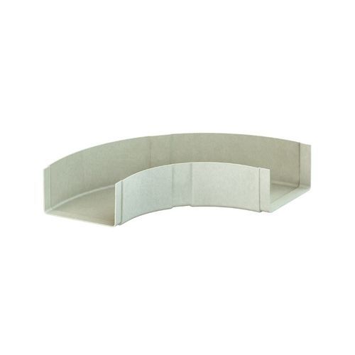 90° angle cable tray bend - KPB series - Ebo Systems SAS - GRP / large ...