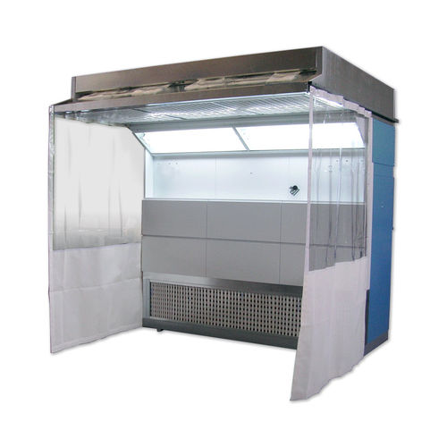 Open paint booth - ECOSMART series - Tricolor Industries - for vehicles ...