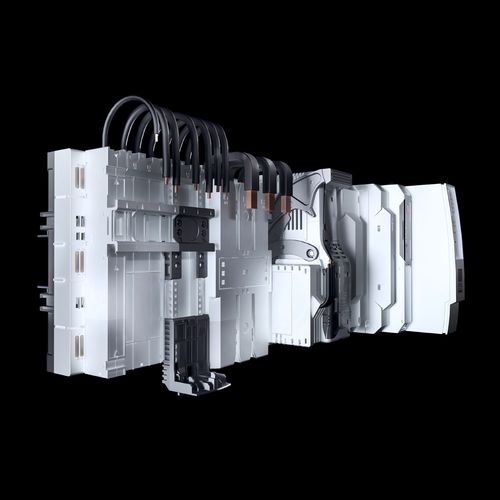 Copper busbar system - RiLine Compact - RITTAL - current / 3-pole / modular