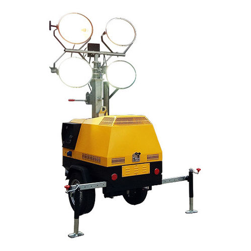 Metal halide light tower - 4VA4000 - XCMG - halogen / diesel engine / gasoline engine
