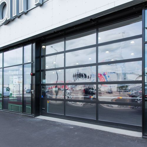 Sectional door - OH1042FG - ASSA ABLOY Entrance Systems - aluminium ...