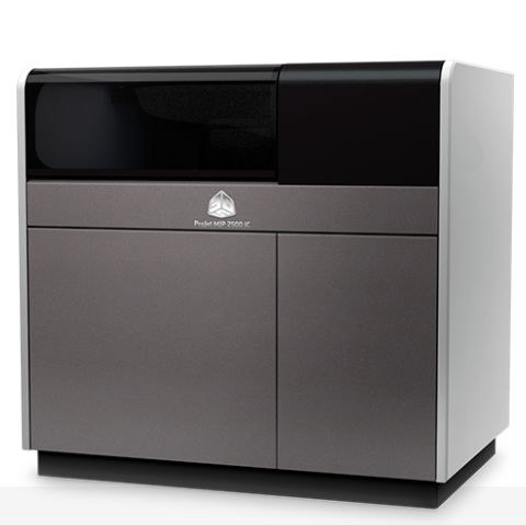 Plastic 3D printing machine - ProJet MJP 2500 IC - 3D Systems - industrial