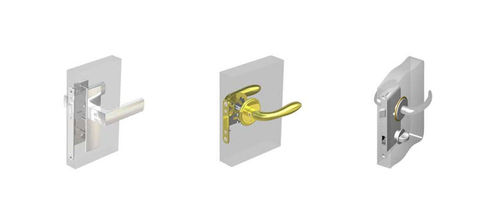 Key lock - MC-90-203-10 - SOUTHCO - handle / for door / brass