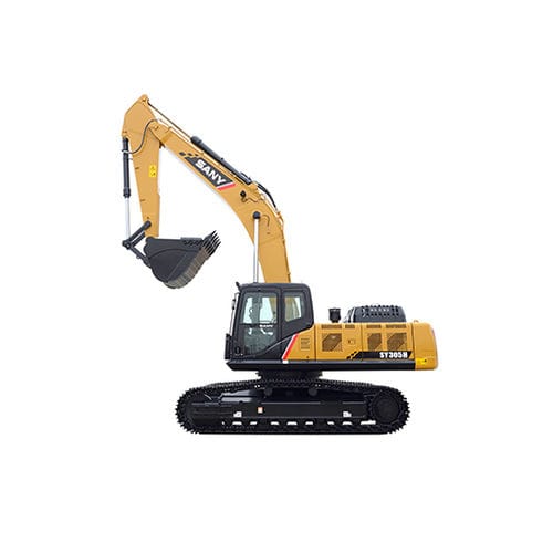 Medium excavator - SY305H - SANY - crawler / diesel / mining and quarrying