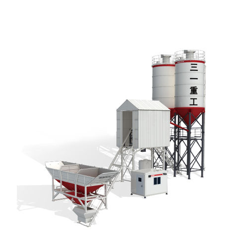 Stationary concrete batching plant - HZS60G - SANY