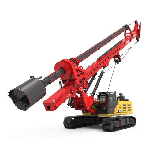 Rotary drilling rig - SR285R-C10 - SANY - piling / crawler / remote ...