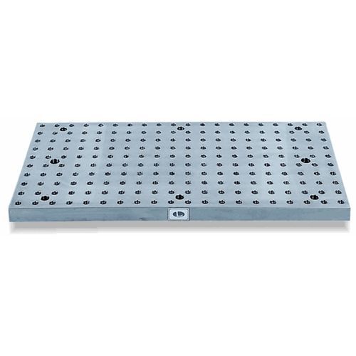 Metal base plate - BP 02-50 series - Vischer & Bolli AG - rectangular
