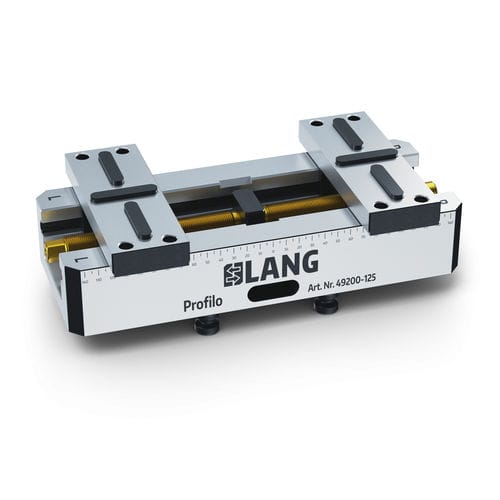 Machine tool vise - 49200-125 - LANG Technik - horizontal / self ...