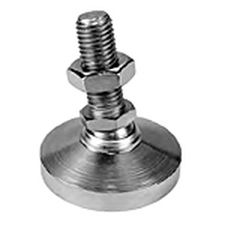 Machine foot - 4445 series - TE-CO - stainless steel / leveling / swivel