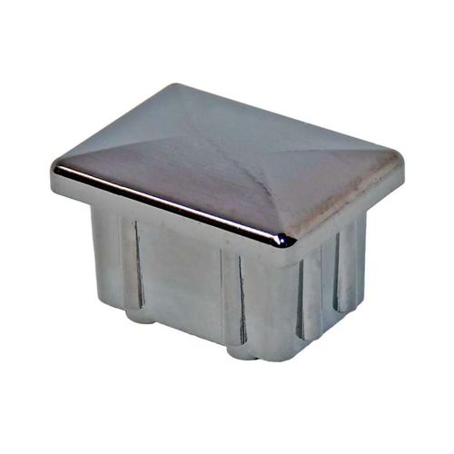 Rectangular end cap - RCNABS series - PANOZZO Srl - non-threaded / ABS / chrome