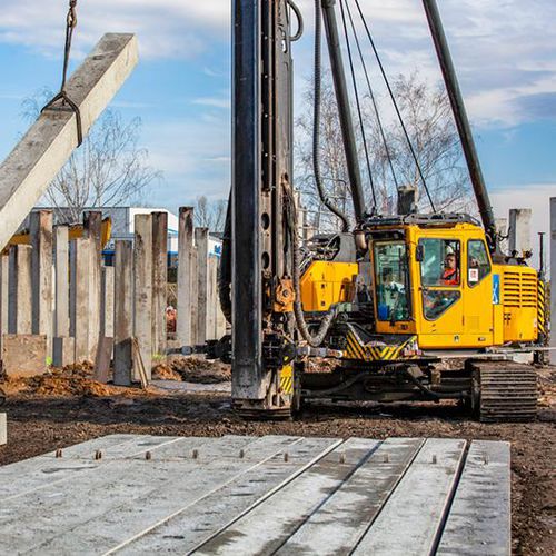 Piling drilling rig - PMx28 - Junttan Oy - rotary / hydraulic / telescopic