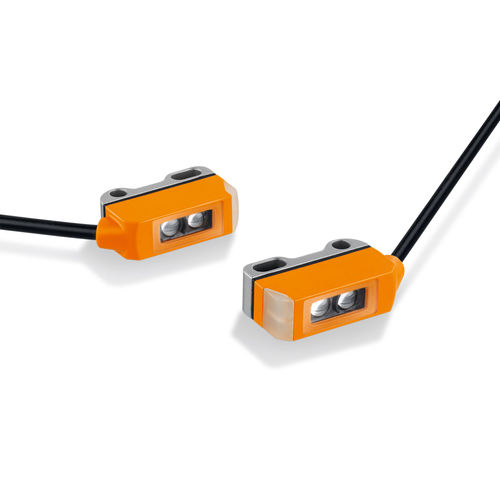 Miniature photoelectric sensor - O8x2xx series - ifm electronic - with background suppression ...