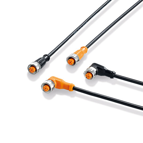 Socket connector - ifm electronic - data / straight / right-angle