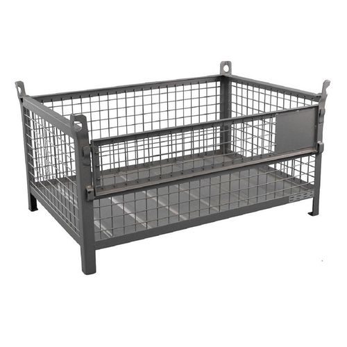 Wire mesh pallet box - Schneider - transport / industrial / stacking