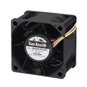 Axial electronic fan - 9HVA0612P1J001 - SANYO DENKI America - cooling ...