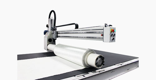 Fabric rewinder-winder - Eastman Machine Company - automatic / roller