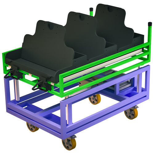 Workshop cart - Scaglia Indeva - heavy-duty / industrial / custom-made