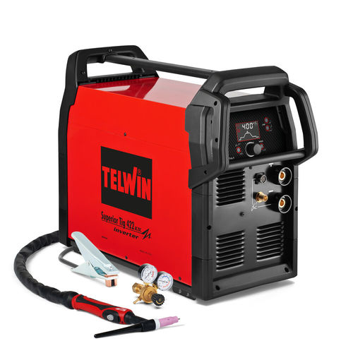 TIG welding machine - SUPERIOR TIG 422 AC/DC + ACC - TELWIN - pulse ...