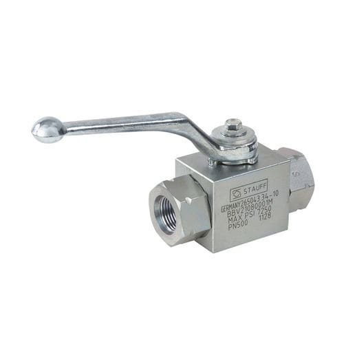 Ball valve - BBV-2-C308M-0001-M - STAUFF - hydraulic / for control ...