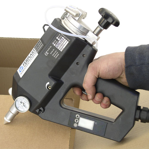 Extrusion gun - TR 50 - Ferplast - hot-melt glue / manual / electric