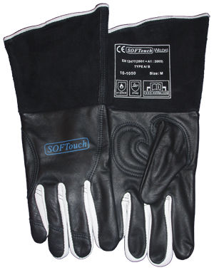 Welding glove - M, L, XL, XXL, EN12477 | SOFTouch 10-1050 - Weldas ...
