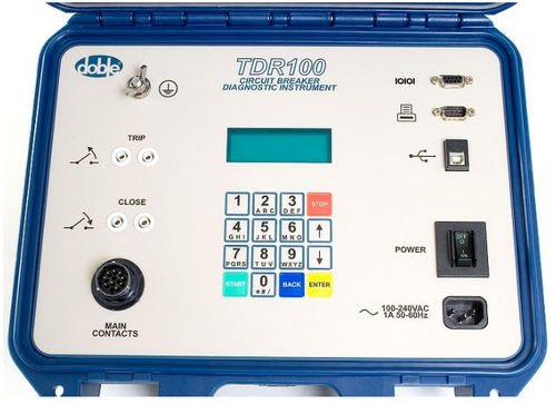 Earth impedance testing device - TDR100 - Doble Lemke - circuit breaker ...