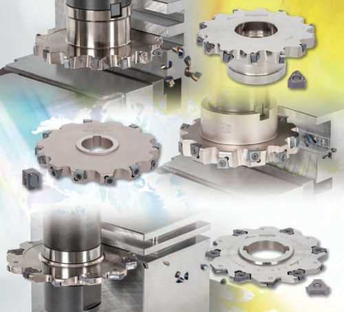 Interlocked side milling cutter - SLOTMILL series - TUNGALOY - insert ...