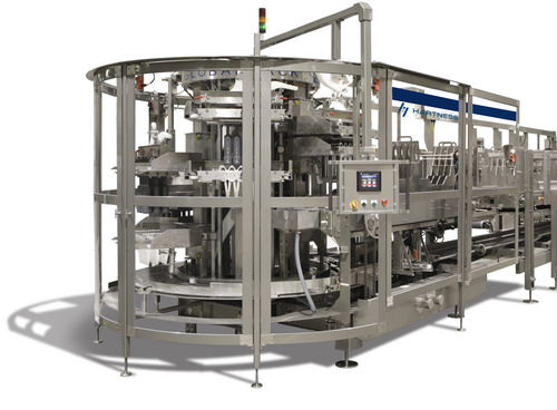 Vertical case packer - GlobalPack - Hartness - automatic / for bottles