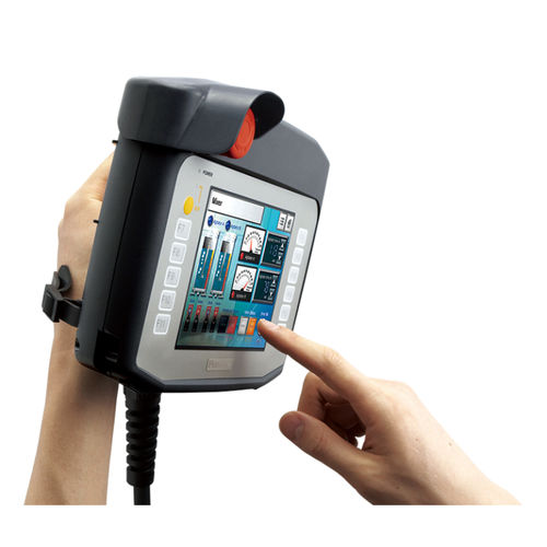 HMI terminal with touch screen - GP4000H series - Pro-face - handheld ...