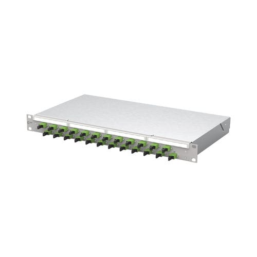 19" patch panel - 1504505924-E - METZ CONNECT - fiber optics / OS2