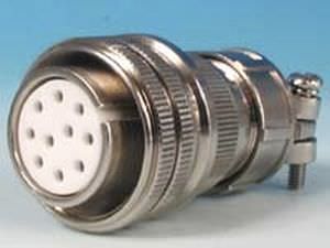 RF connector - MDC vacuum products - EN2997 / circular / screw-locked