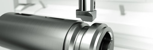 Face grooving tool - Mikron Group - external / carbide / steel