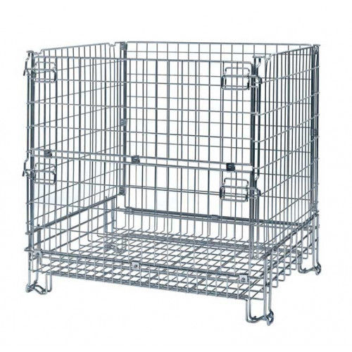 Wire mesh pallet box - PA1050 series - multiroir - storage / transport ...