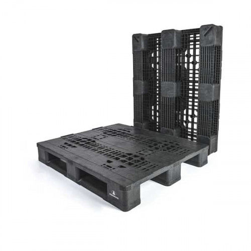 Recycled plastic pallet - RBP.12 series - multiroir - transport ...