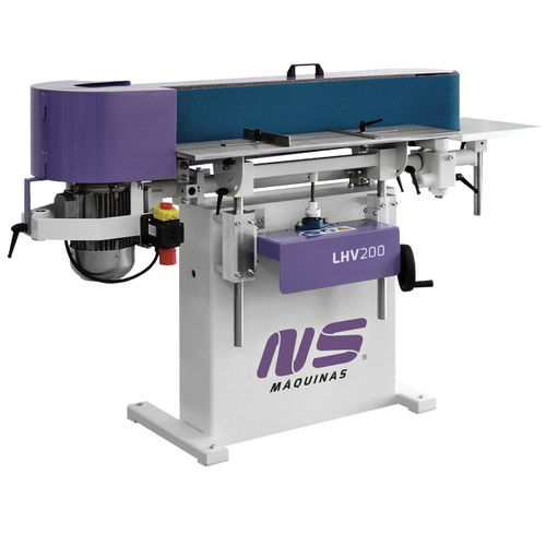Metal sheet grinding machine - LHV200 - NS Máquinas Industriais ...