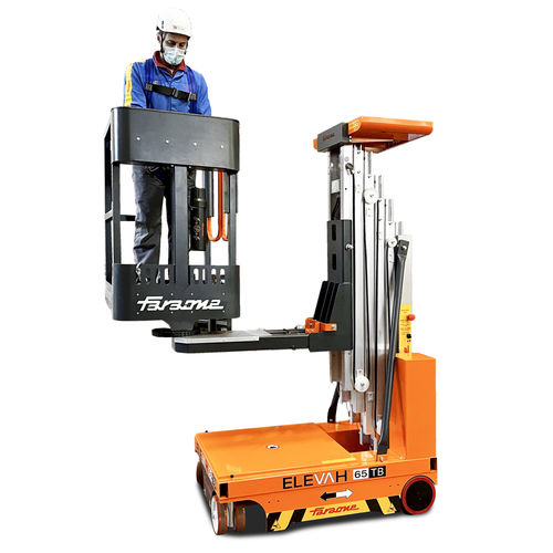 Self-propelled mast boom lift - 65 TB - Faraone Industrie Spa ...