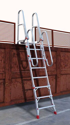Aluminum ladder - SCRT series - Faraone Industrie Spa - telescopic ...