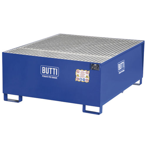 IBC container containment bund - 826STQ - BUTTI - steel / with ...