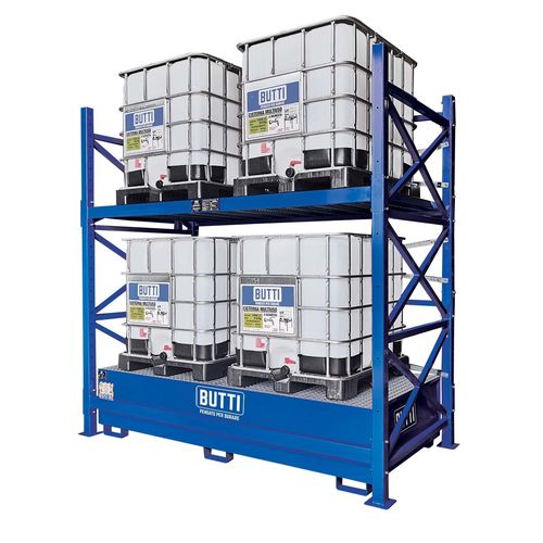 Workshop shelving - 80804CMA - BUTTI - with shelves / modular / cubitainer