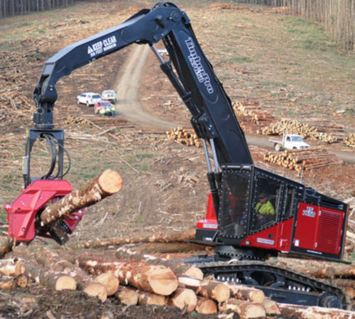 Crawler forestry harvester - TN765D series - TimberPro, Inc.