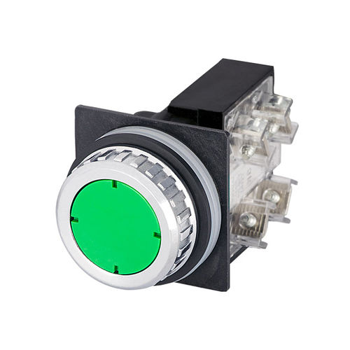 Push-button switch with extended guard - New Elfin - spring / IP65 ...