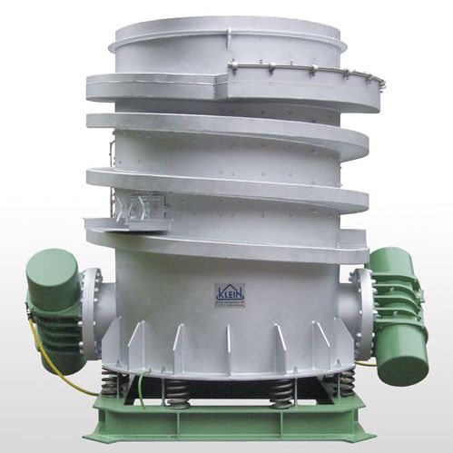 Disc vibratory crusher - KLEIN - vertical / automatic / compact