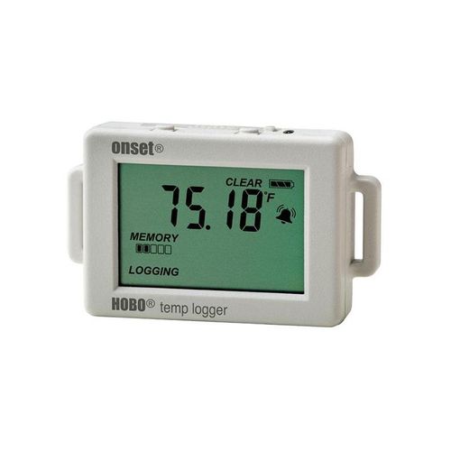Temperature data-logger - HOBO UX100 series - ONSET - relative humidity / USB / with LCD display