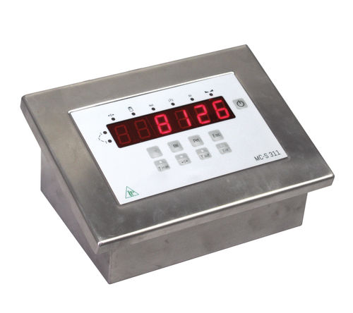 LED display weight indicator-transmitter - MCS 311 - Pavone sistemi - panel-mount / IP67 ...