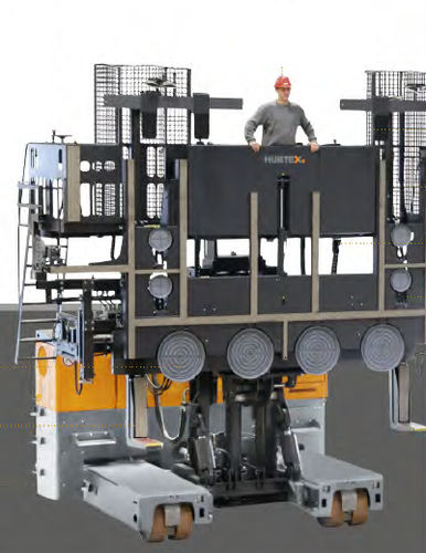 Electric side loader - M 150 - HUBTEX - ride-on / handling / multi ...