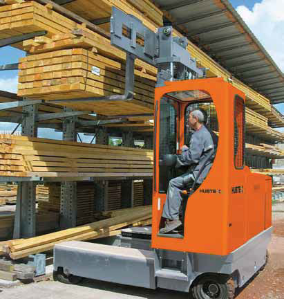 Electric side loader - 2125 - HUBTEX - ride-on / handling / multi ...