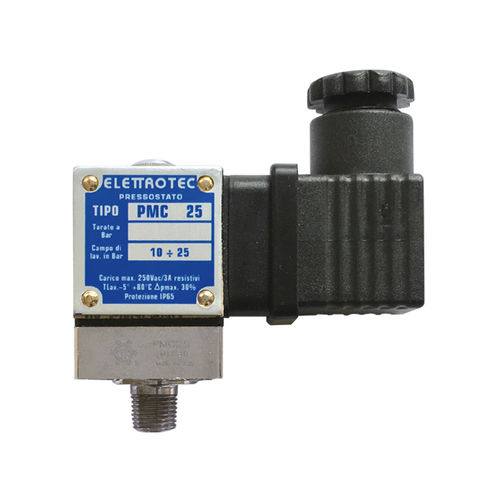 Piston pressure switch - PMC series - ELETTROTEC s.r.l. - diaphragm ...